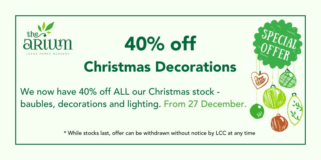 Special Offers | The Arium | Leeds | Leeds Parks Nursery